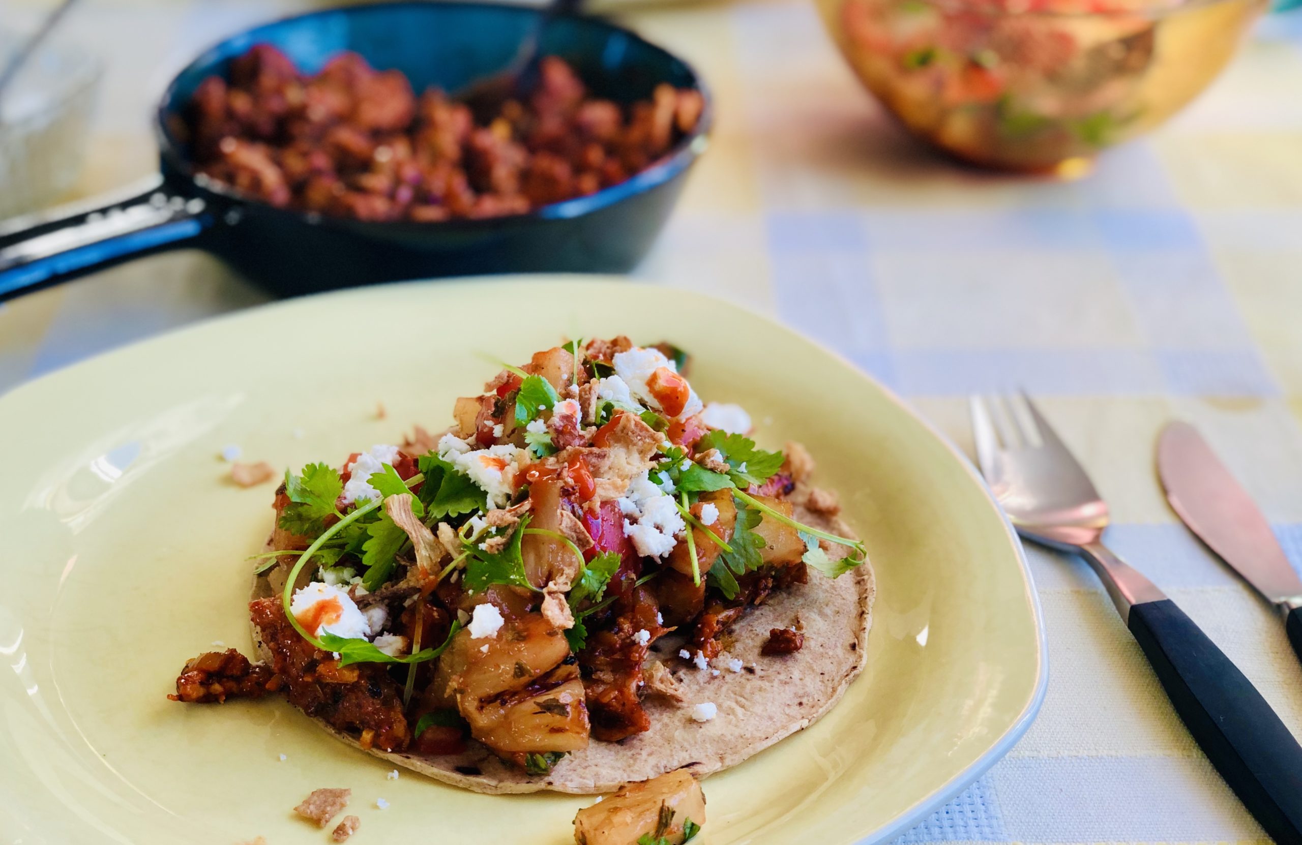 Recept på Tacos al Pastor – mexikansk marinad - MatMalin.se