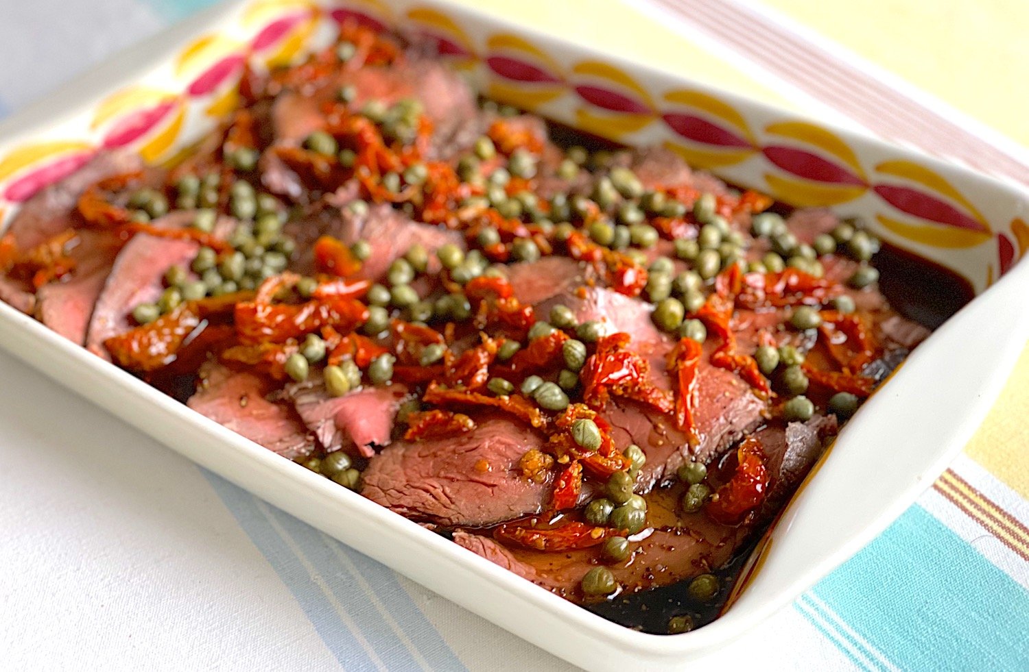 Marinerad rostbiff med kapris – recept och tips - MatMalin.se