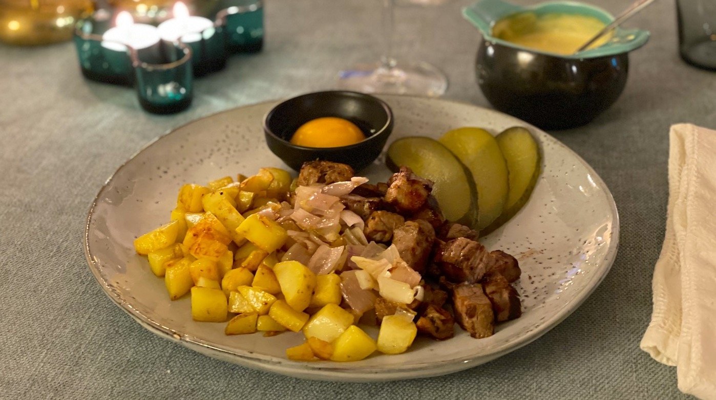 Biff Rydberg på rester – recept på rester från grillen - MatMalin.se