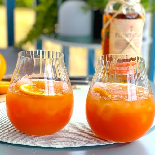 Orange Rum Spritz – recept på enkel romdrink - MatMalin.se
