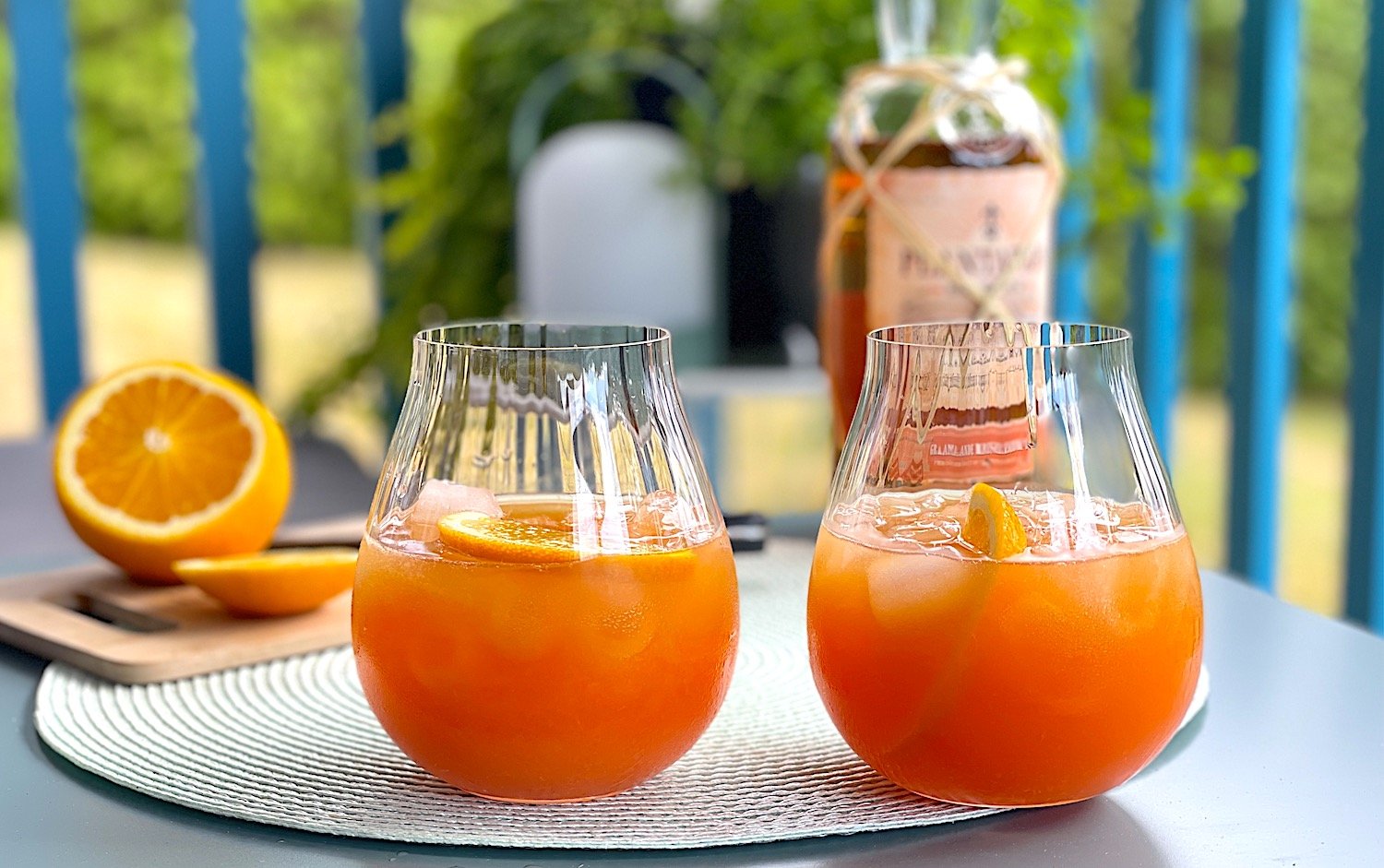 Orange Rum Spritz – recept på enkel romdrink - MatMalin.se